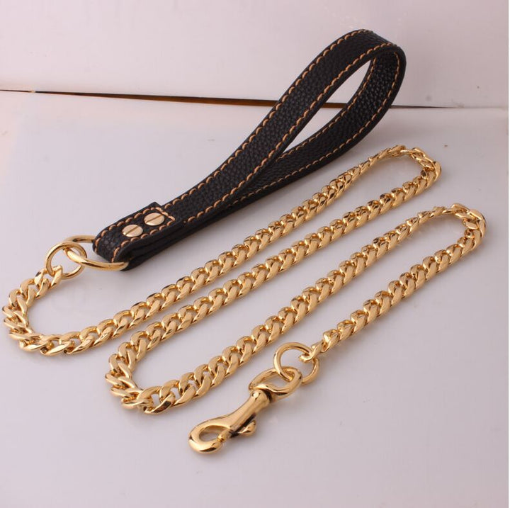 Luxury Premium Big Dog Gold & Silver Chains Collars & Leashes 2024 ...